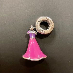 Pandora | Jewelry | Pandora Disney Rapunzel Dress Dangle Charm | Poshmark